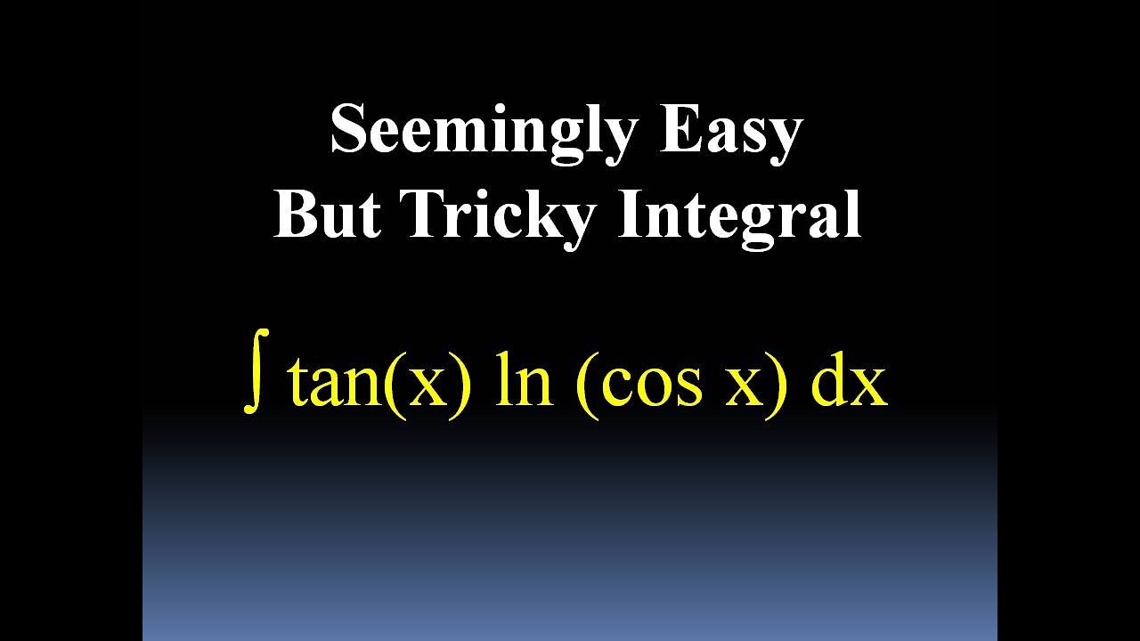 Seemingly Easy But Tricky Integral (try it out!) - YouTube
