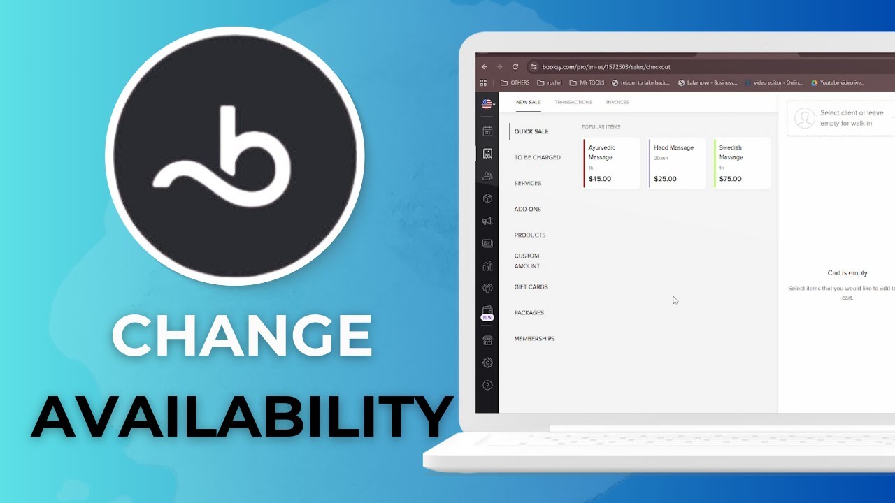 How to Change Availability on Booksy - YouTube