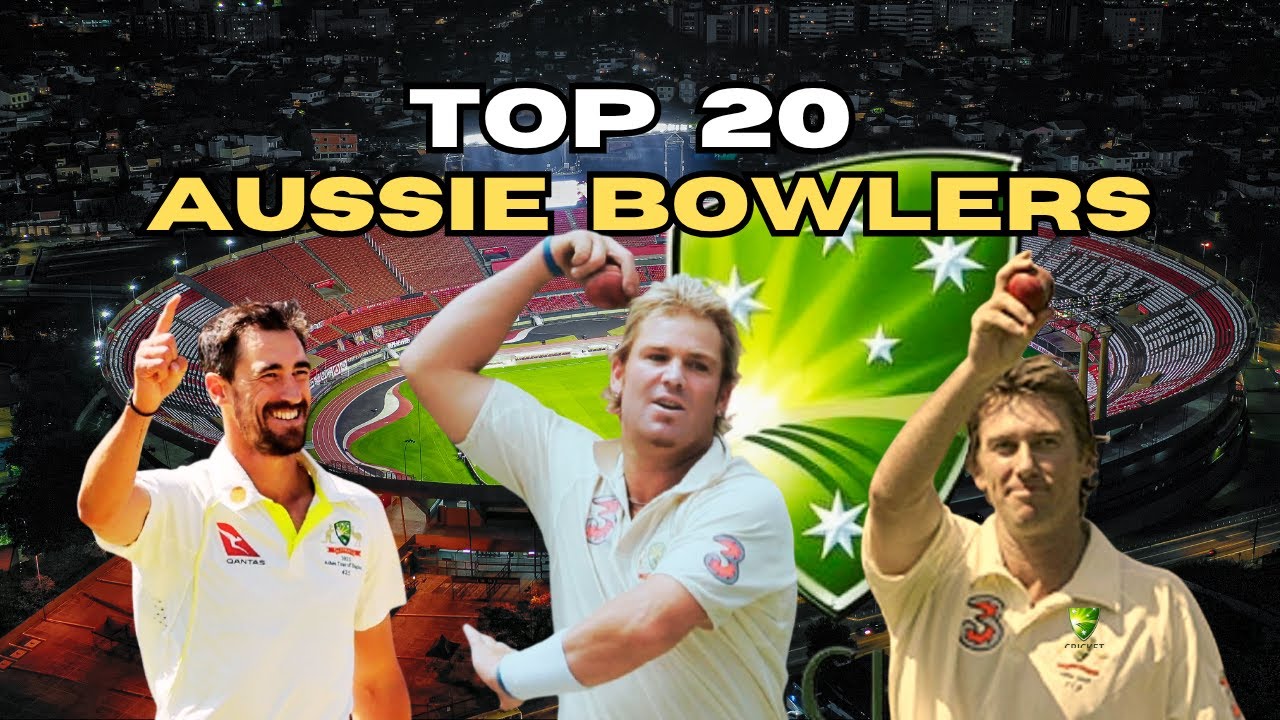 Top 20 Australian Bowlers I Cricket Legends I Most Wickets - YouTube