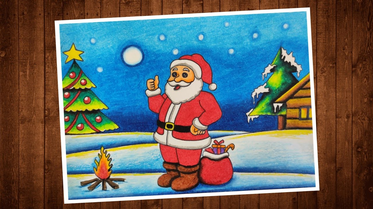 How To Draw Santa Claus || Santa Claus Drawing || Christmas Drawing ...