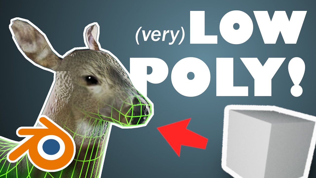 Making a LOW POLY Deer in Blender - YouTube
