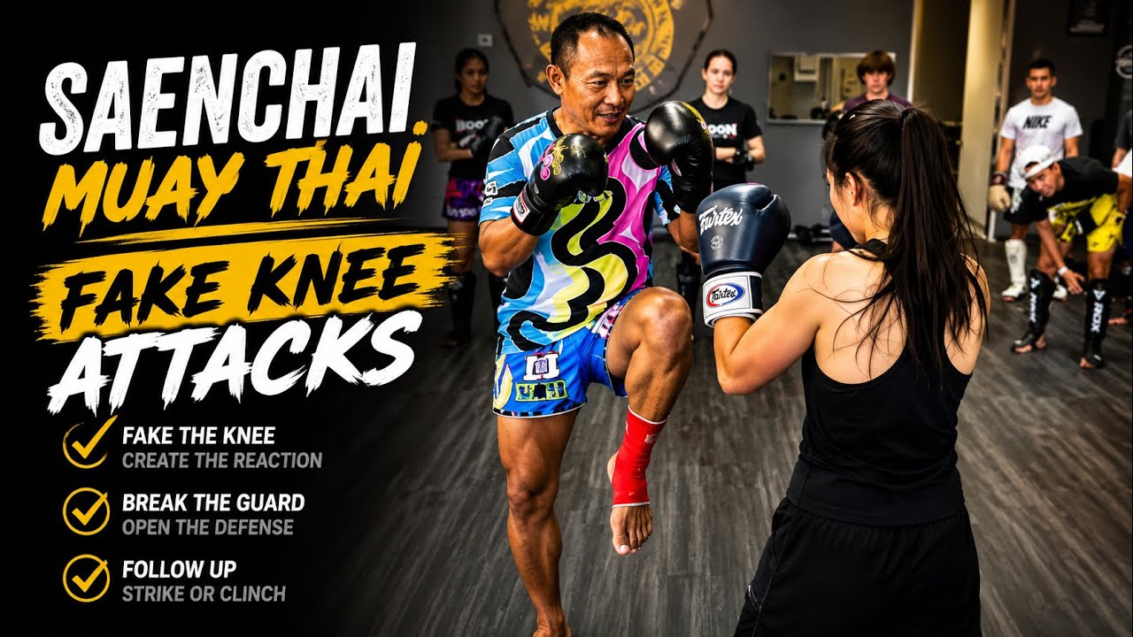🔥Saenchai Muay Thai: Fake Knee & Elbow. Yokkao US Tour 2023. #SAENCHAI ...