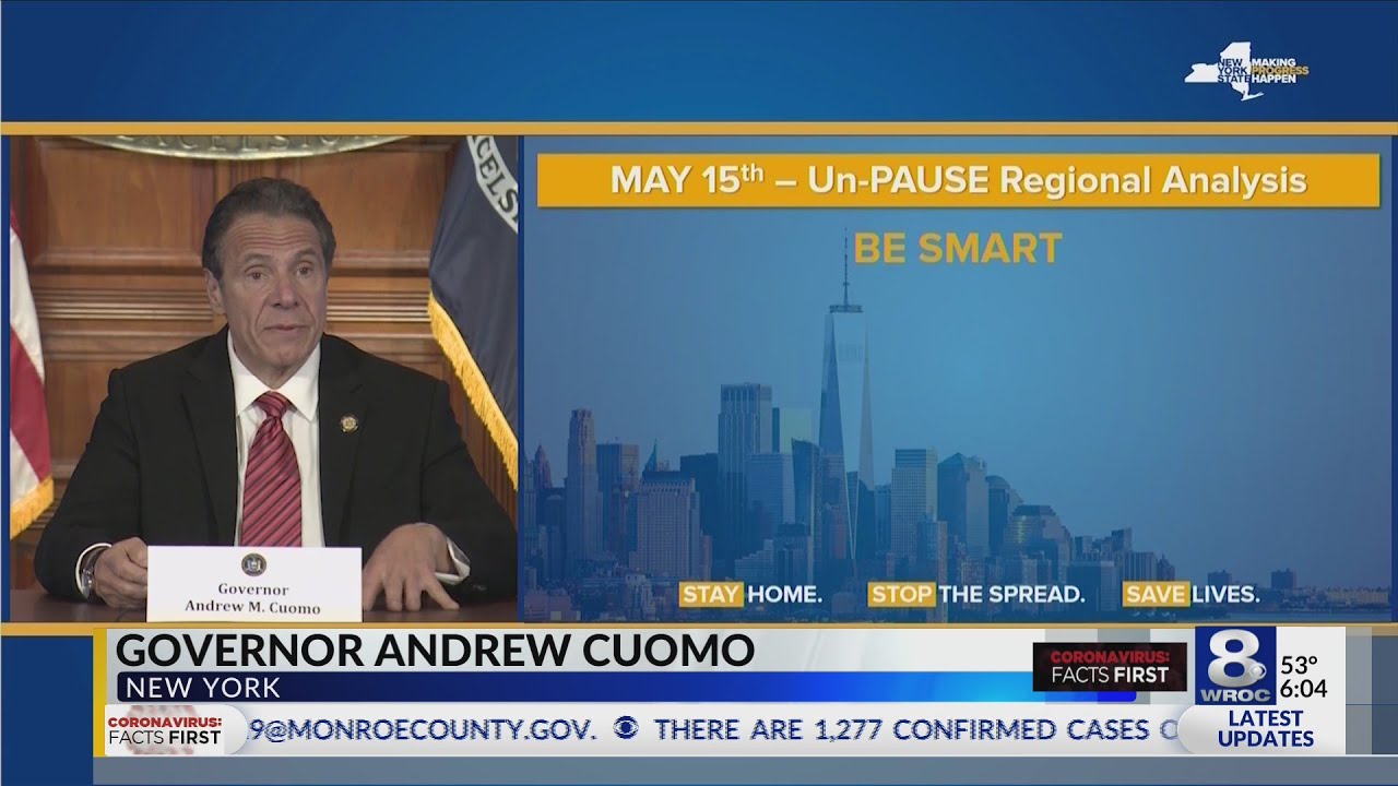 Cuomo on reopening NY - YouTube