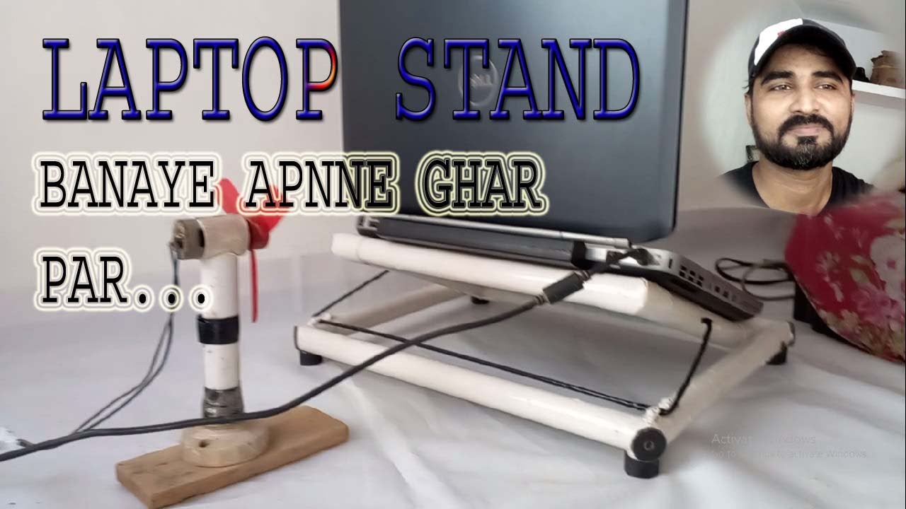 LAPTOP STAND, Make your own laptop stand with pvc pipe #laptop #diy # ...