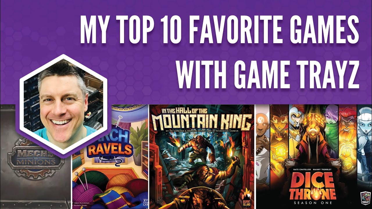 My Top 10 Favorite Games with Game Trayz Inside - YouTube