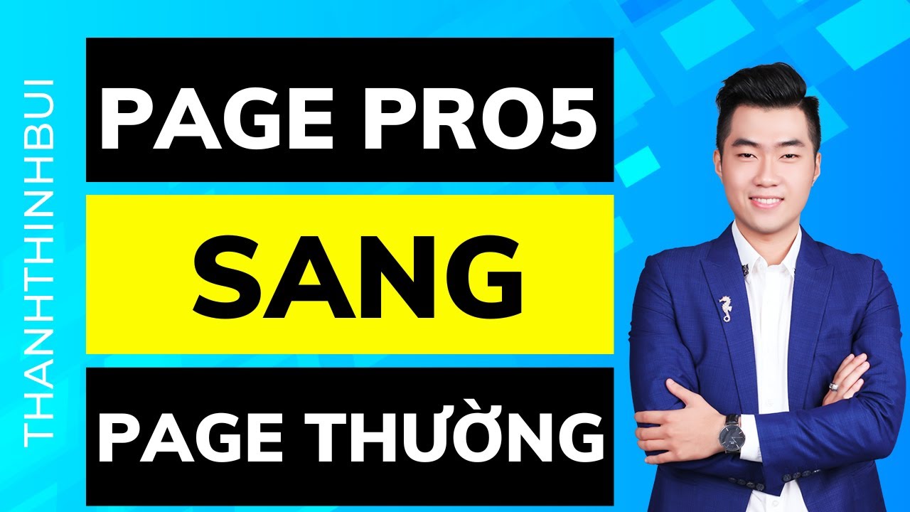 Cách chuyển page profile về page thường nhanh nhất - YouTube