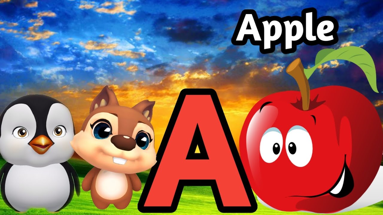 A For Apple | phonic song | ABC SONG | Kids Songs and Nursery Rhymes ...