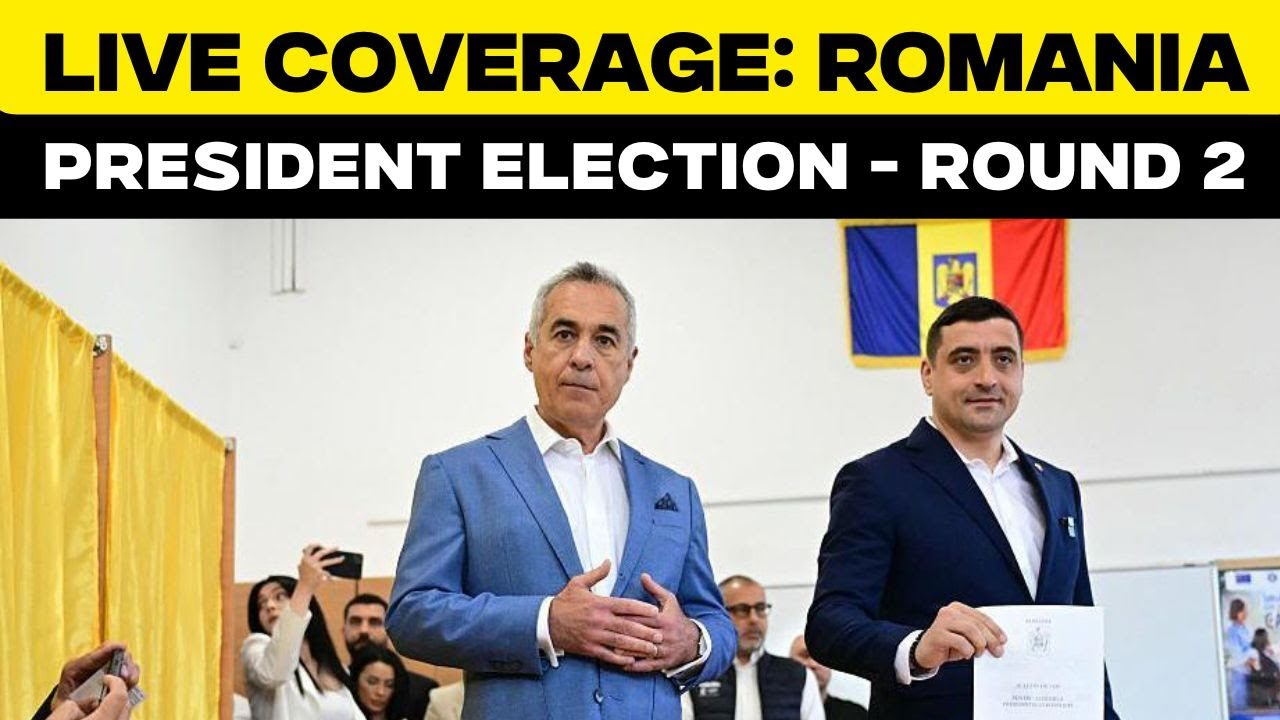 LIVE: Romania Presidential Election Round 2 - George Simion Vs Nicusor ...