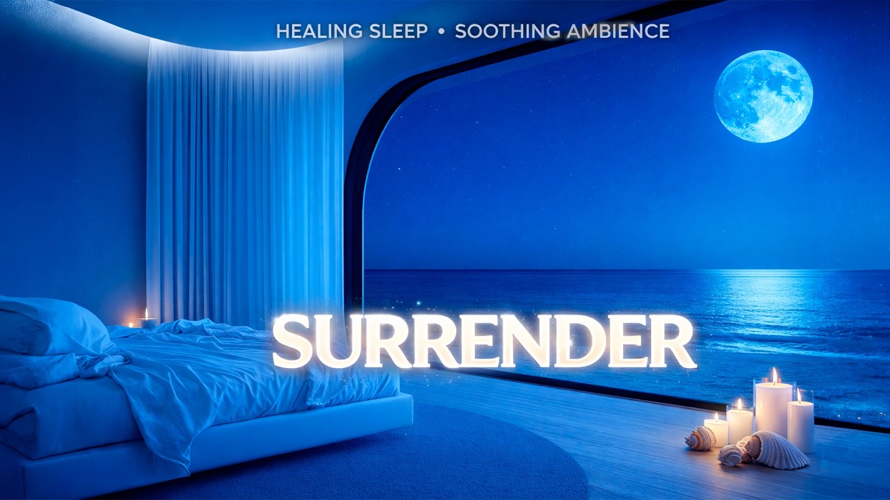 Midnight Tide: Immersive Night Surf & Celestial Stillness for Deep ...
