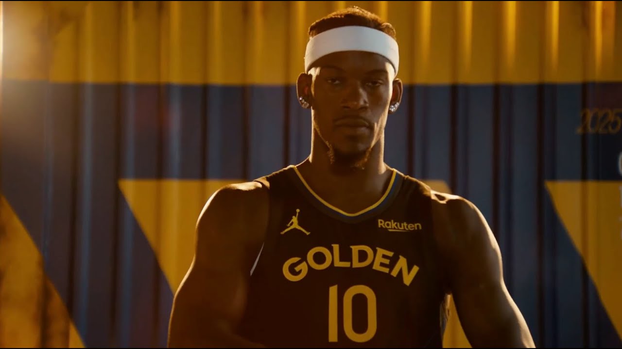 Golden State Warriors Intro 2025 NBA Cup - GSW Starting Lineup Intro ...