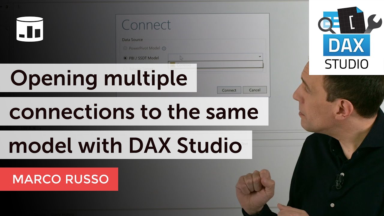 Opening multiple connections to the same model with DAX Studio - YouTube