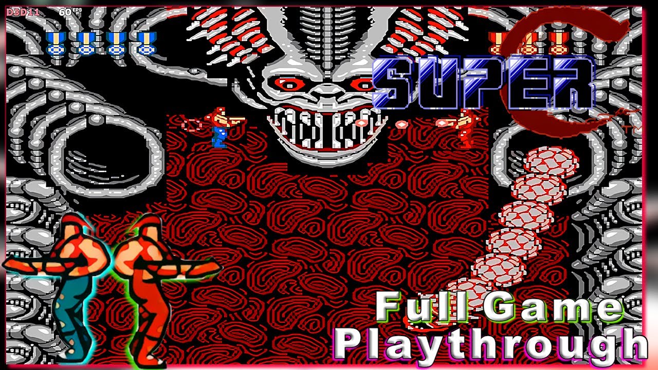 Super Contra Full Co-Op Gameplay Playthrough 2025 - Super C NES 2 ...
