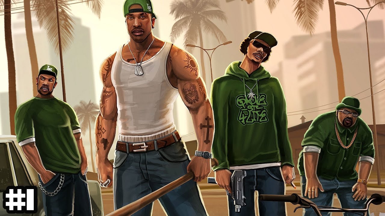 GROVE STREET HOME | GTA SAN ANDREAS (PS2 EMU) #1 - YouTube