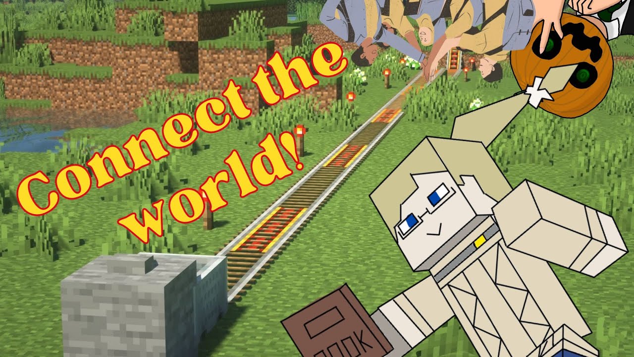 [Minecraft vtuber stream] Connect the world! With Rails! - YouTube