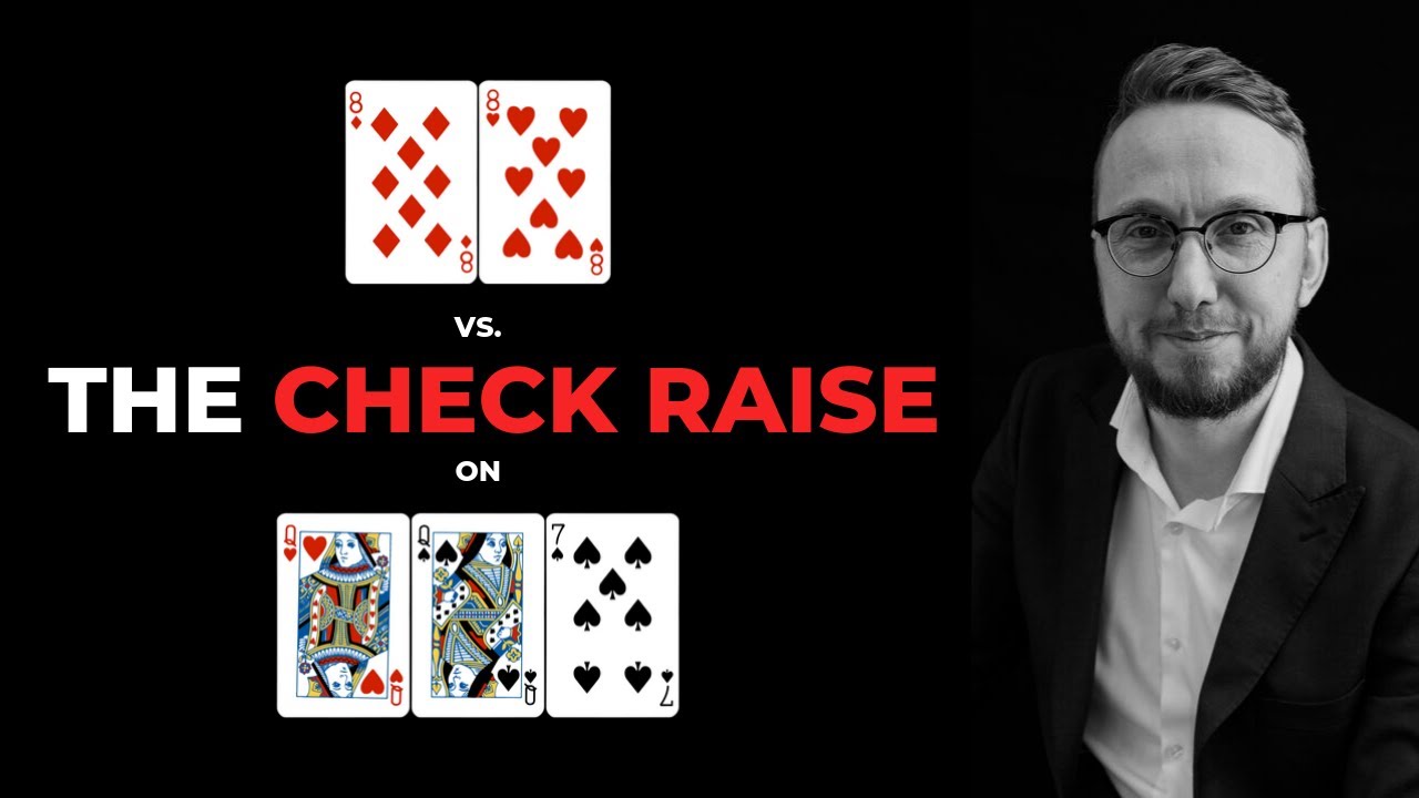 Facing A Check Raise on a Paired Board [PIOSolver Poker Hand Analysis] - YouTube