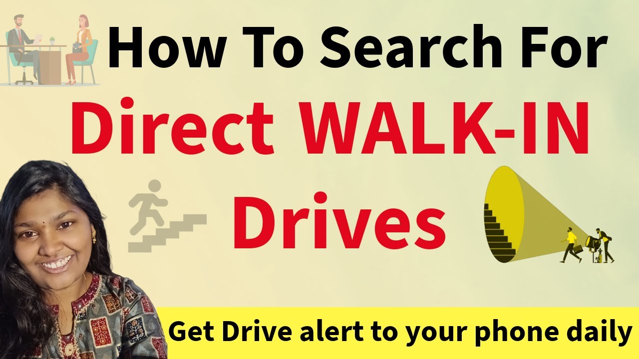 How To search for Walk in drives || Best way to find walk in interviews ...