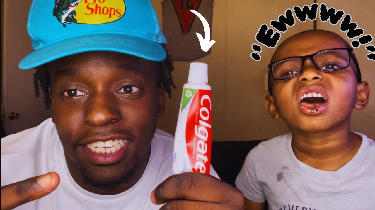 I PUT TOOTHPASTE IN HIS OREOS🤣 FUNNY REACTION‼ *must watch* - YouTube