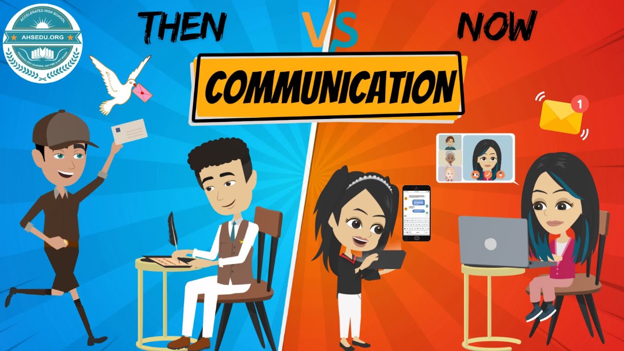 Learn Then and now Communication | Past and Present | The Captain AHS ...