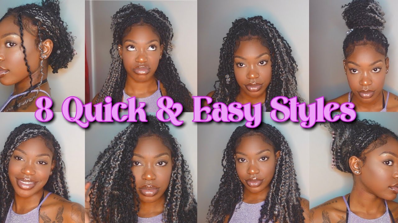 HOW TO: style passion twists + braids | 8 styles (Beginner Friendly ...