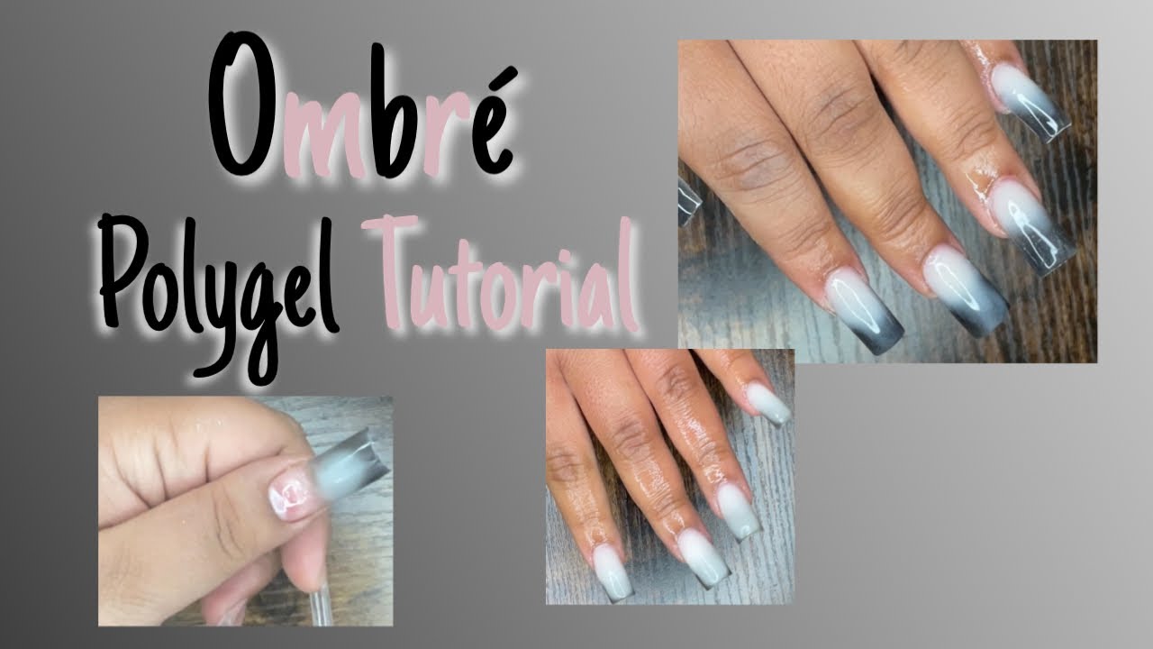 Polygel Ombré Tutorial using @AstoundBeauty - YouTube