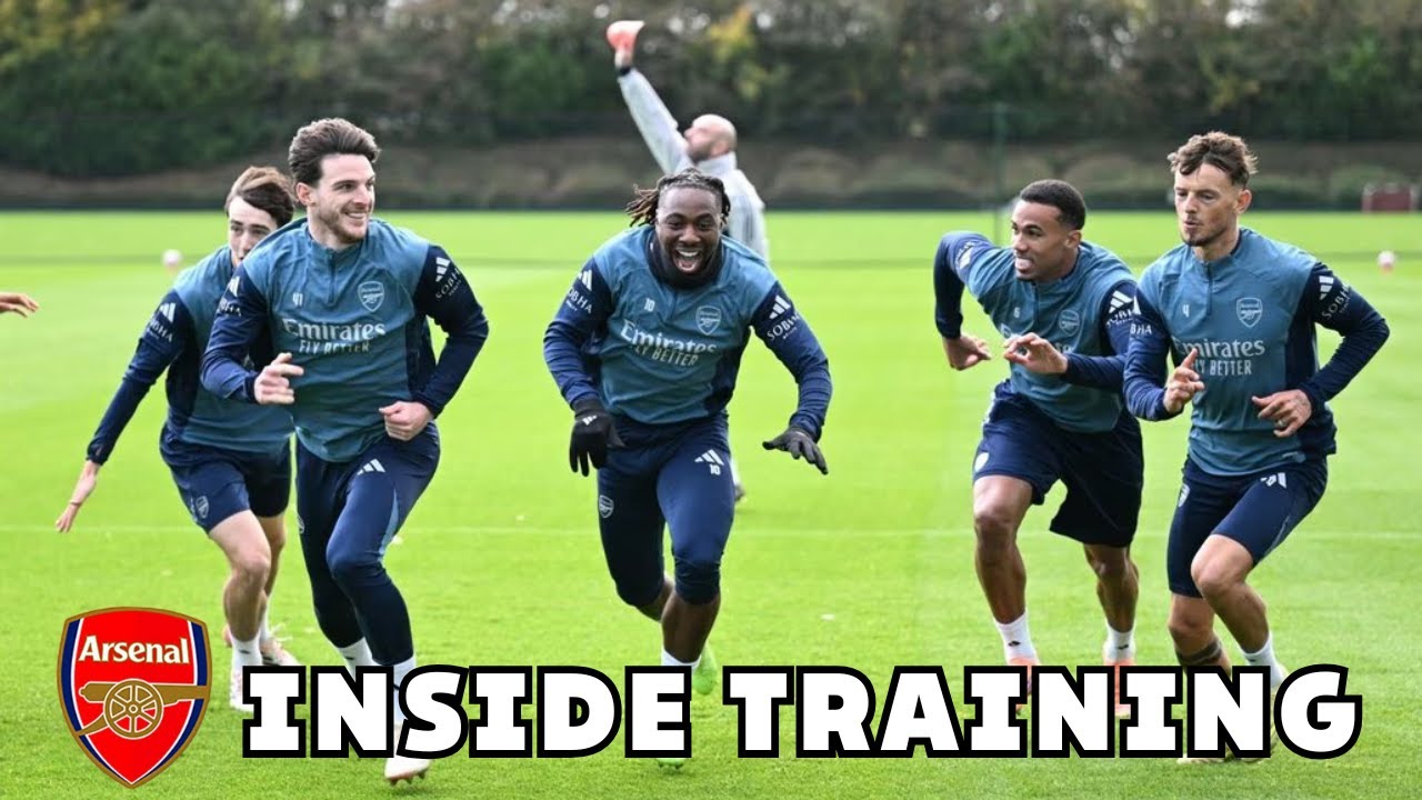 Arsenal training at Sobha Realty #arsenal #arsenaltrainingtoday # ...