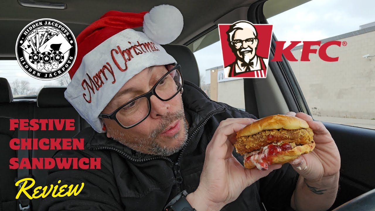 KFC's Festive Chicken Sandwich Review! Tis the Season for Something New ...