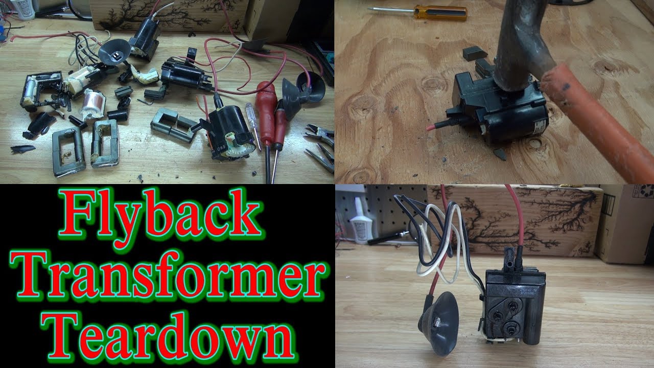 Flyback Transformer Teardown - YouTube
