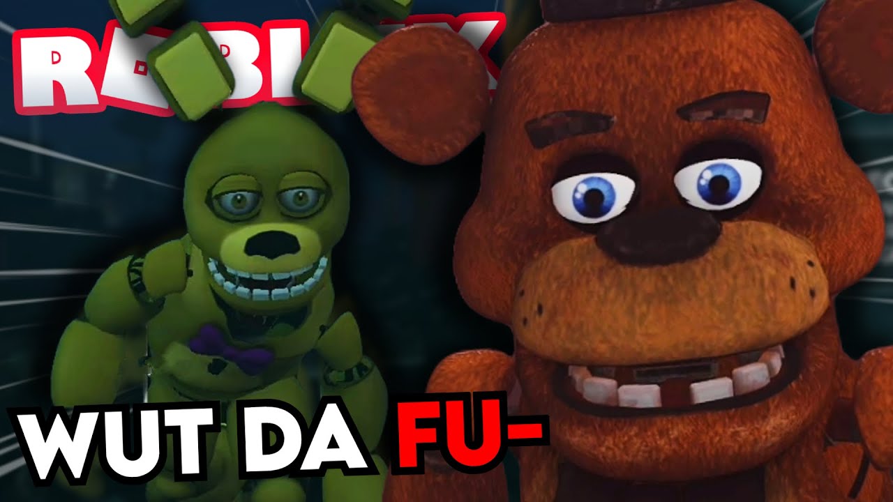 The Official FNAF Roblox Game is...Interesting - YouTube