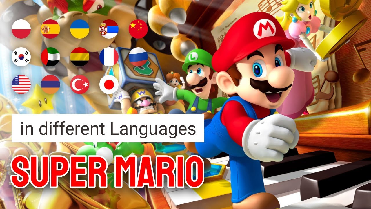 Mario in different languages meme - YouTube
