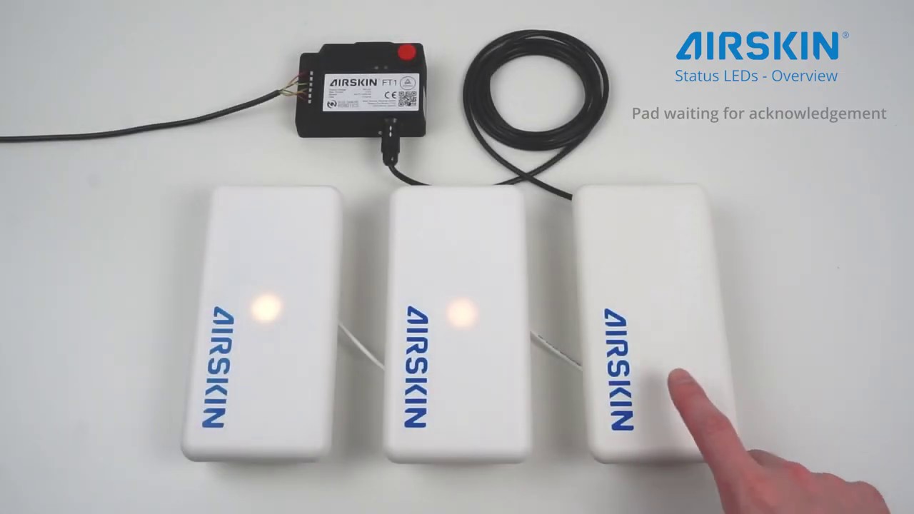 AIRSKIN Status LEDs Overview - YouTube