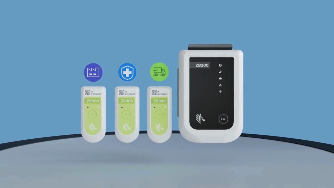 Sensore elettronico di temperatura Zebra ZS300 con bridge ZB200 - YouTube