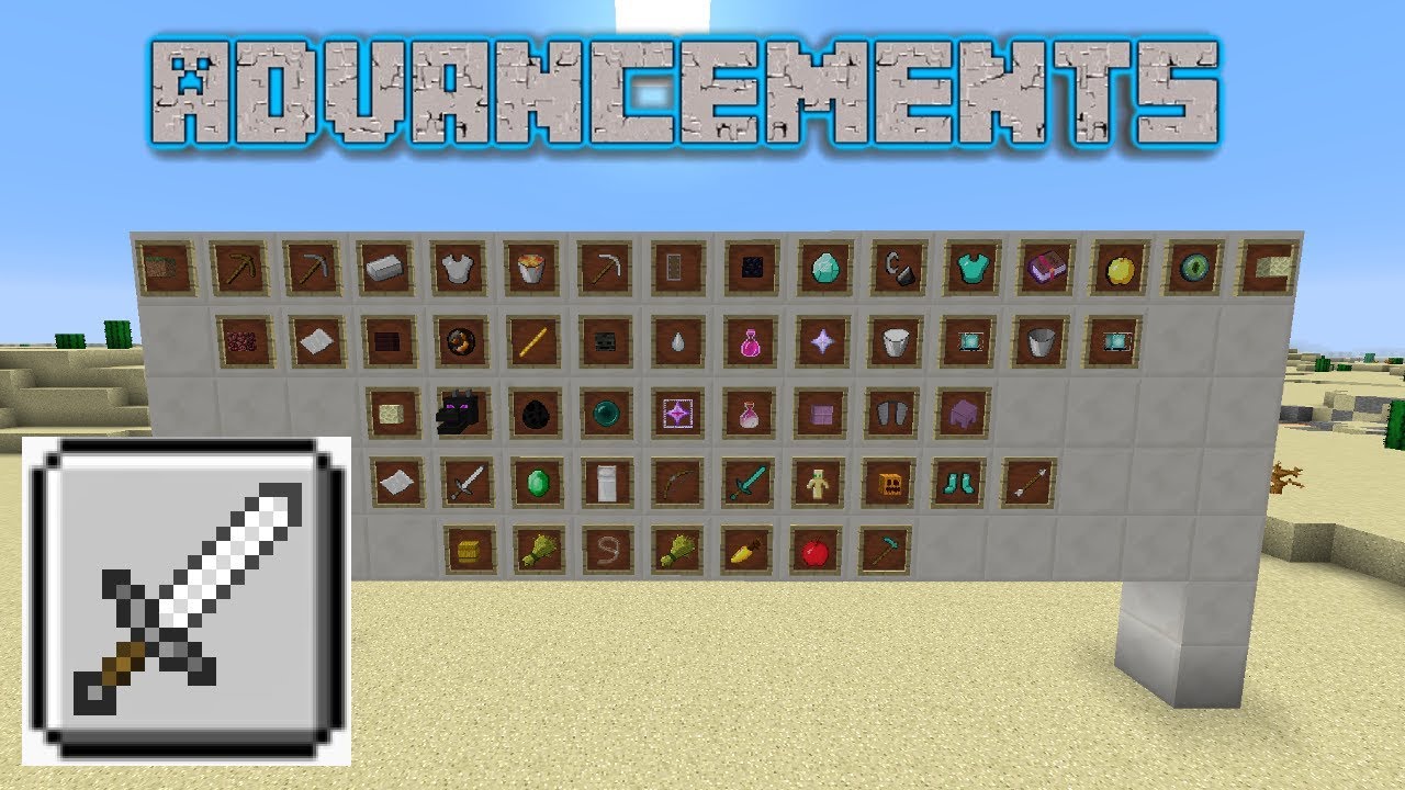 Minecraft 1.12 Advancements - Monster Hunter - Adventure Advancement 1 ...