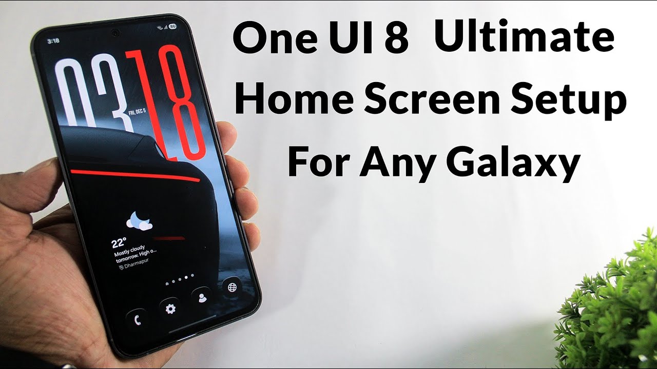 Set ONE UI 8 ULTIMATE Home Screen Setup Without GOOD LOCK - YouTube