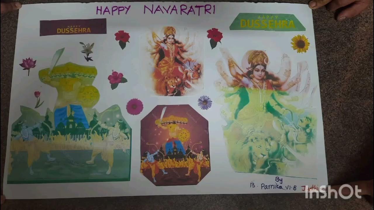 Navaratri festival craft work - YouTube