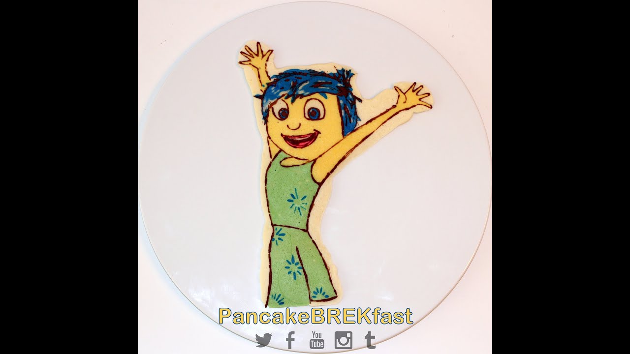 Pixar Inside Out Joy Pancake - YouTube