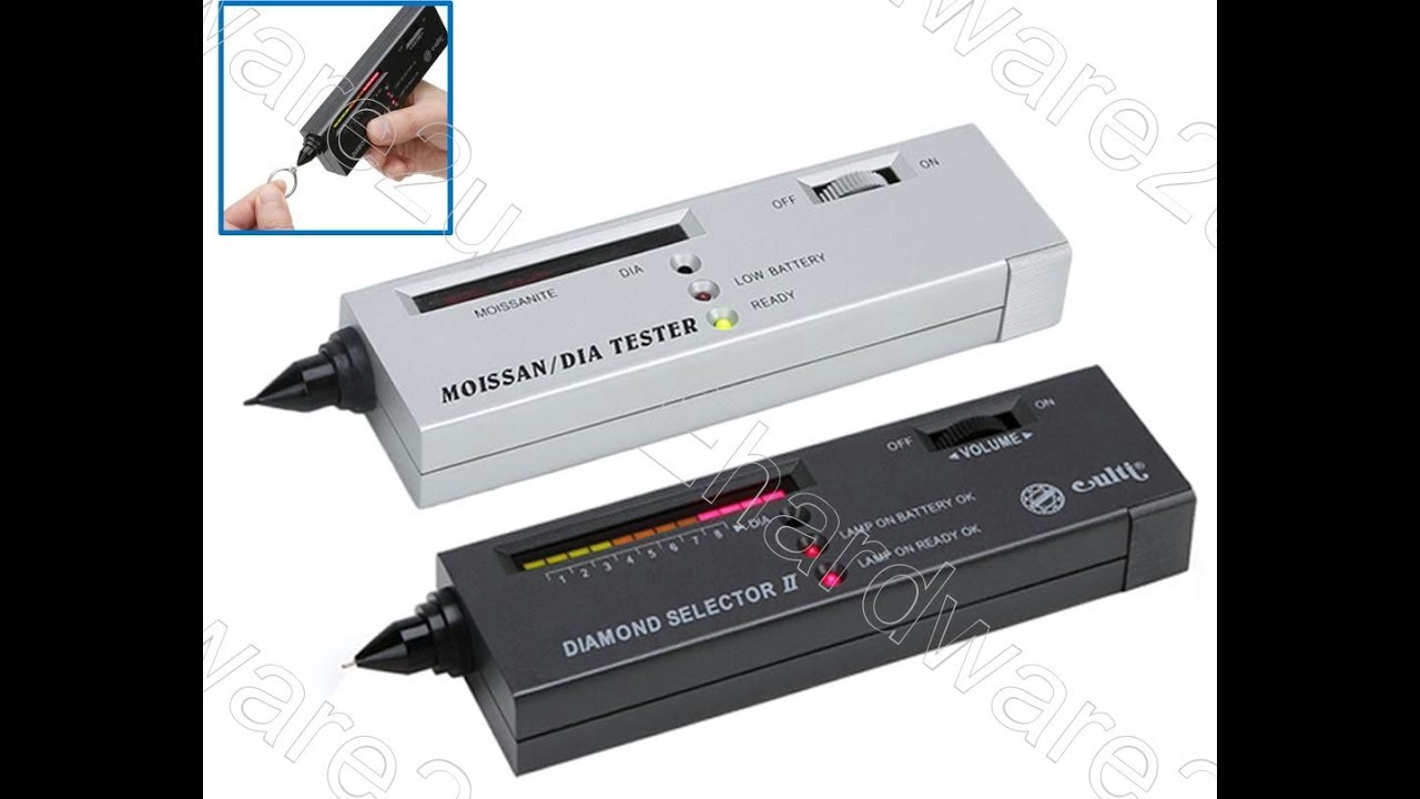Diamond Selector II And Moissanite Tester Set - YouTube