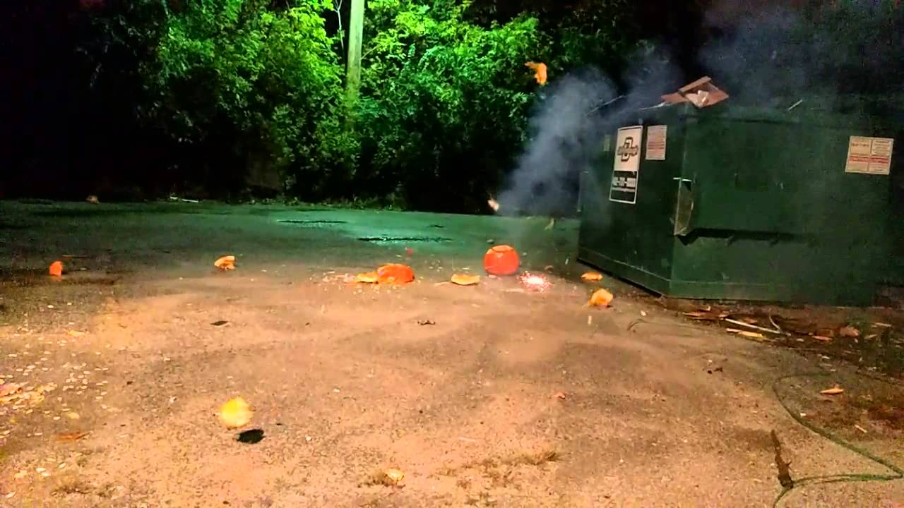 Exploding pumpkin 2 - YouTube
