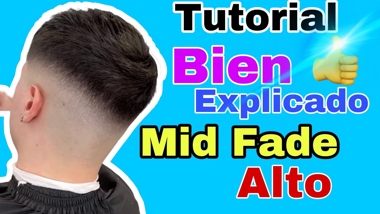 Como Hacer un Degradado / Mid Fade técnica pasó a paso excelente ...