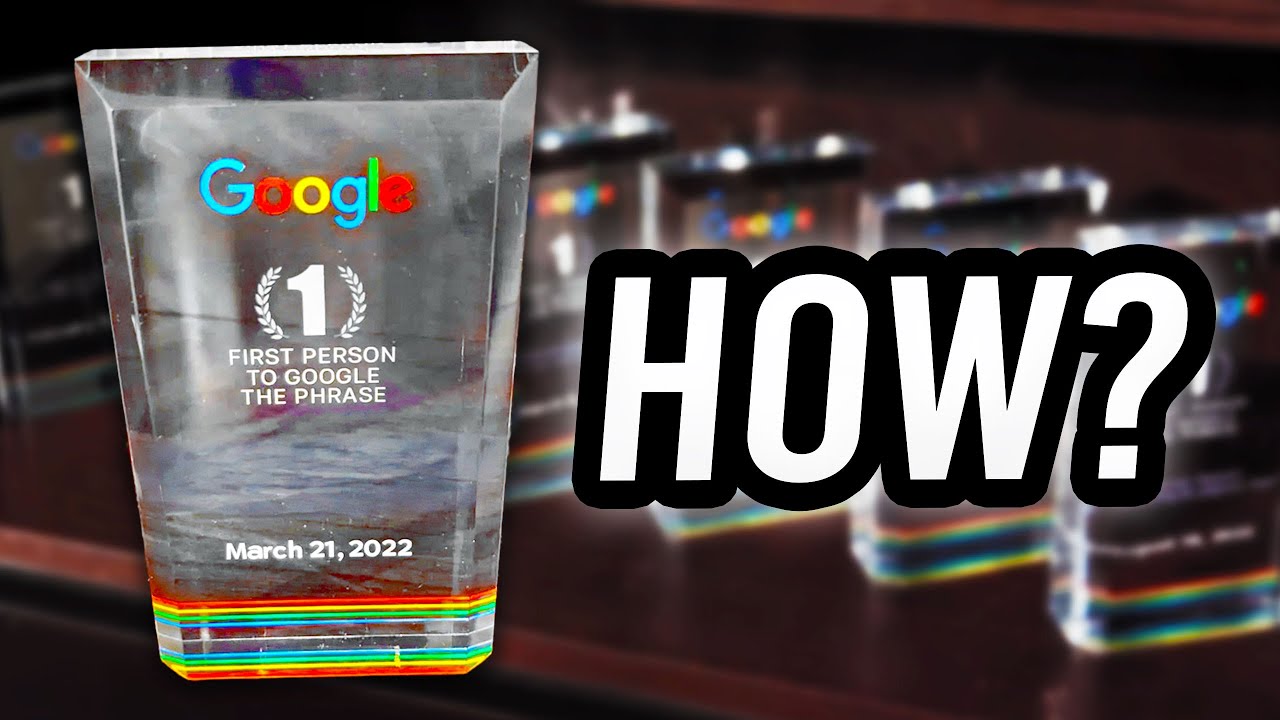 Google Has SEARCH Awards? - YouTube