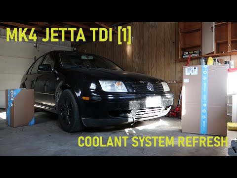 Refreshing the Cooling System on my MK4 Jetta TDI - YouTube