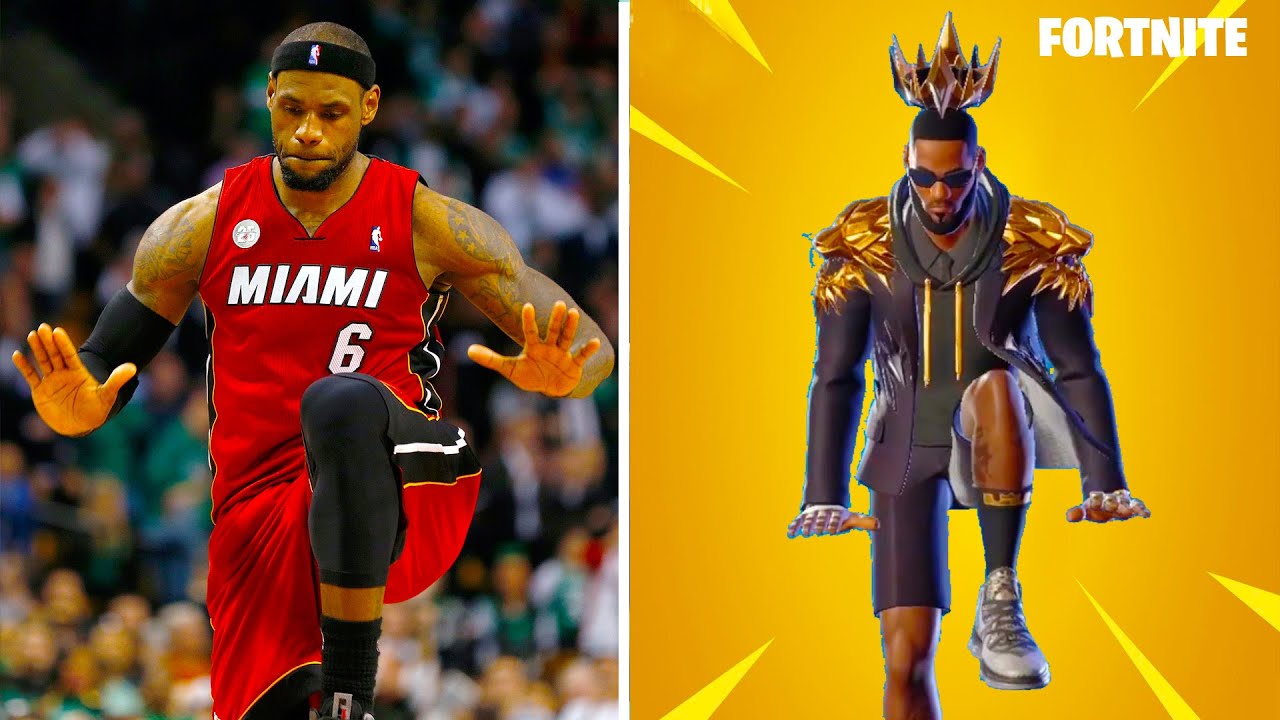Fortnite Lebron James Celebration emote "The Silencer" in Real Life ...
