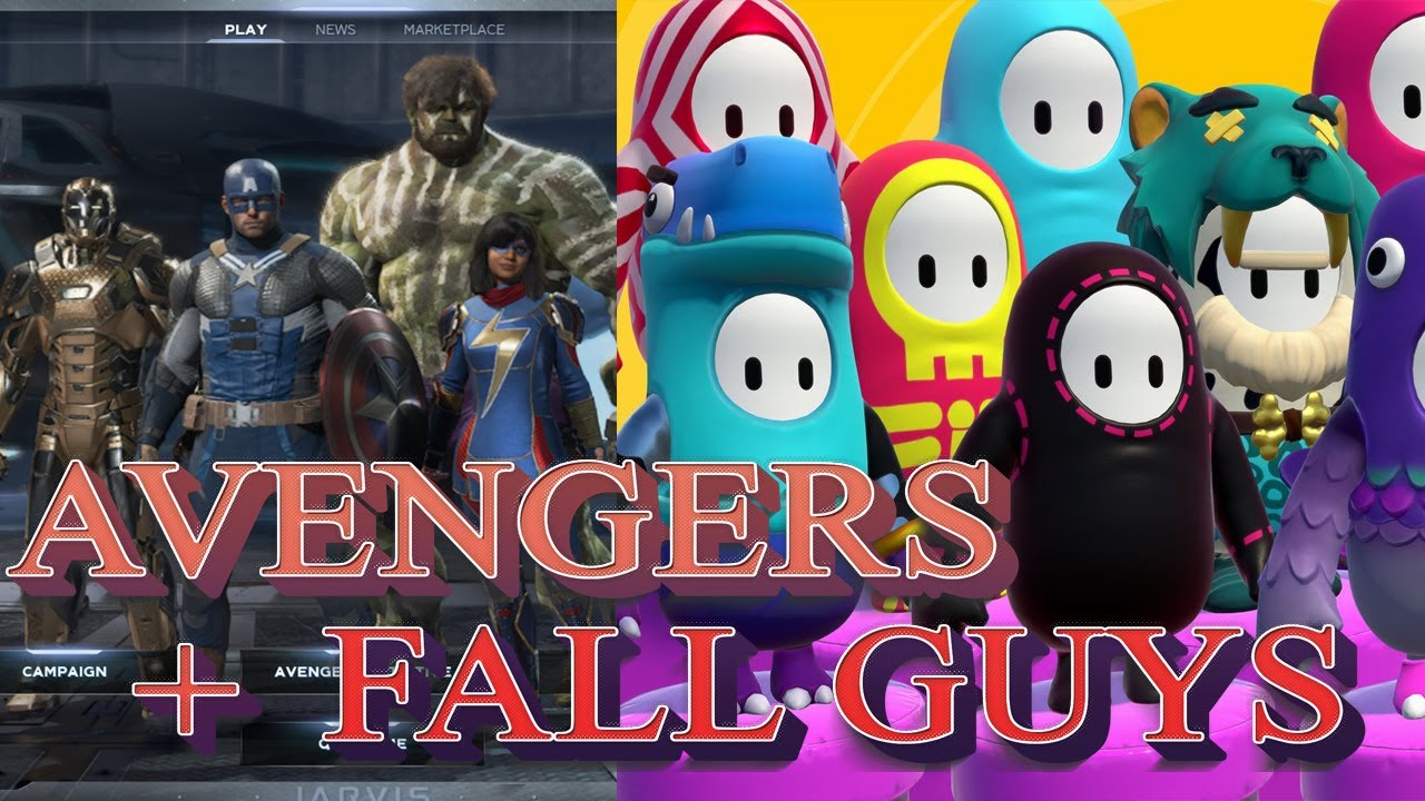🔴 Marvels Avengers | Fall Guys: Ultimate Knockout / Among Us - Live ...