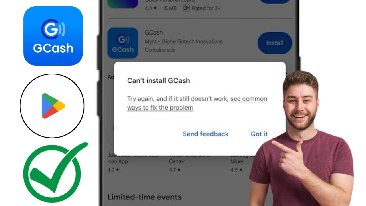 How To Solve Can't Install Gcash App Problem In Google Play Store | Can ...