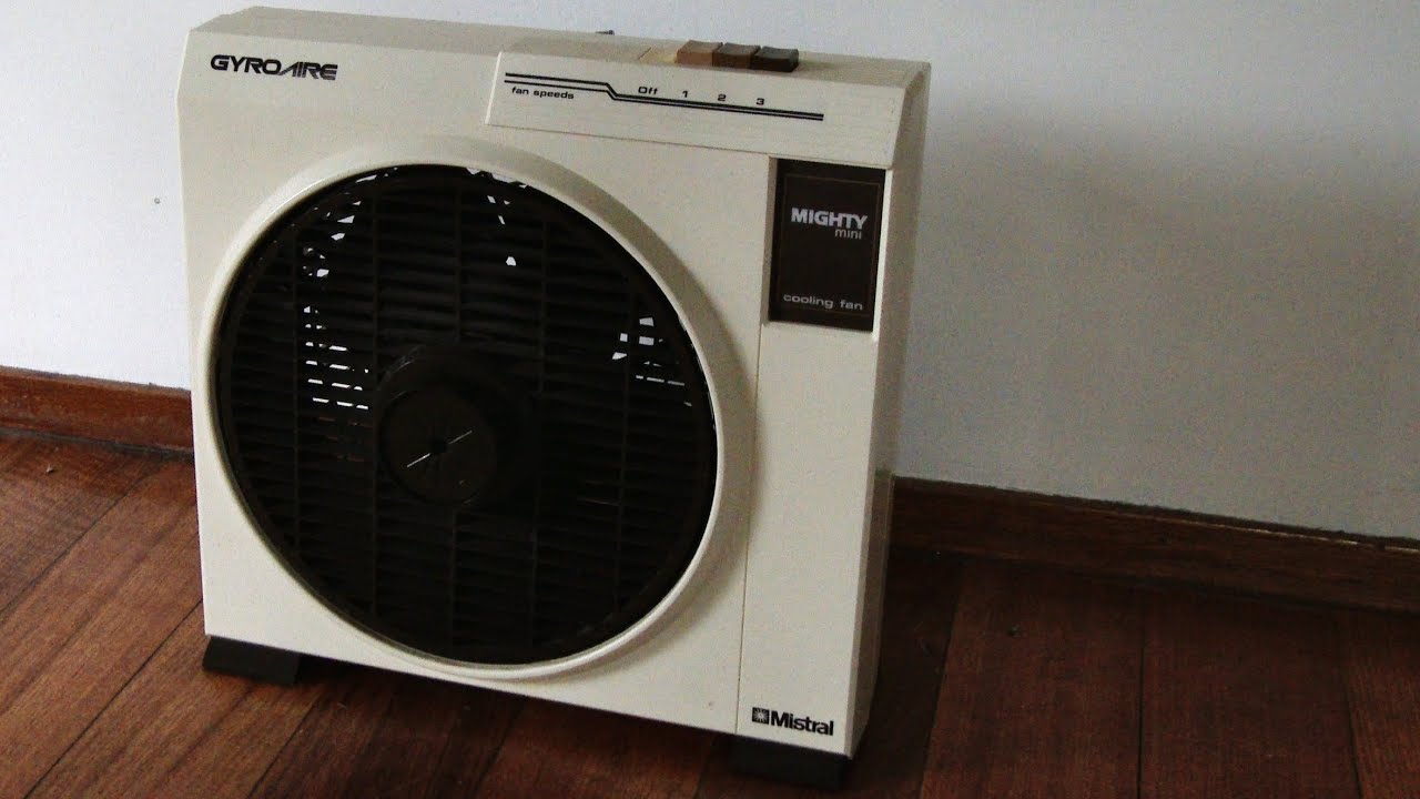 Vintage Mistral Gyro-Aire Mighty Mini Box Fan Review - YouTube