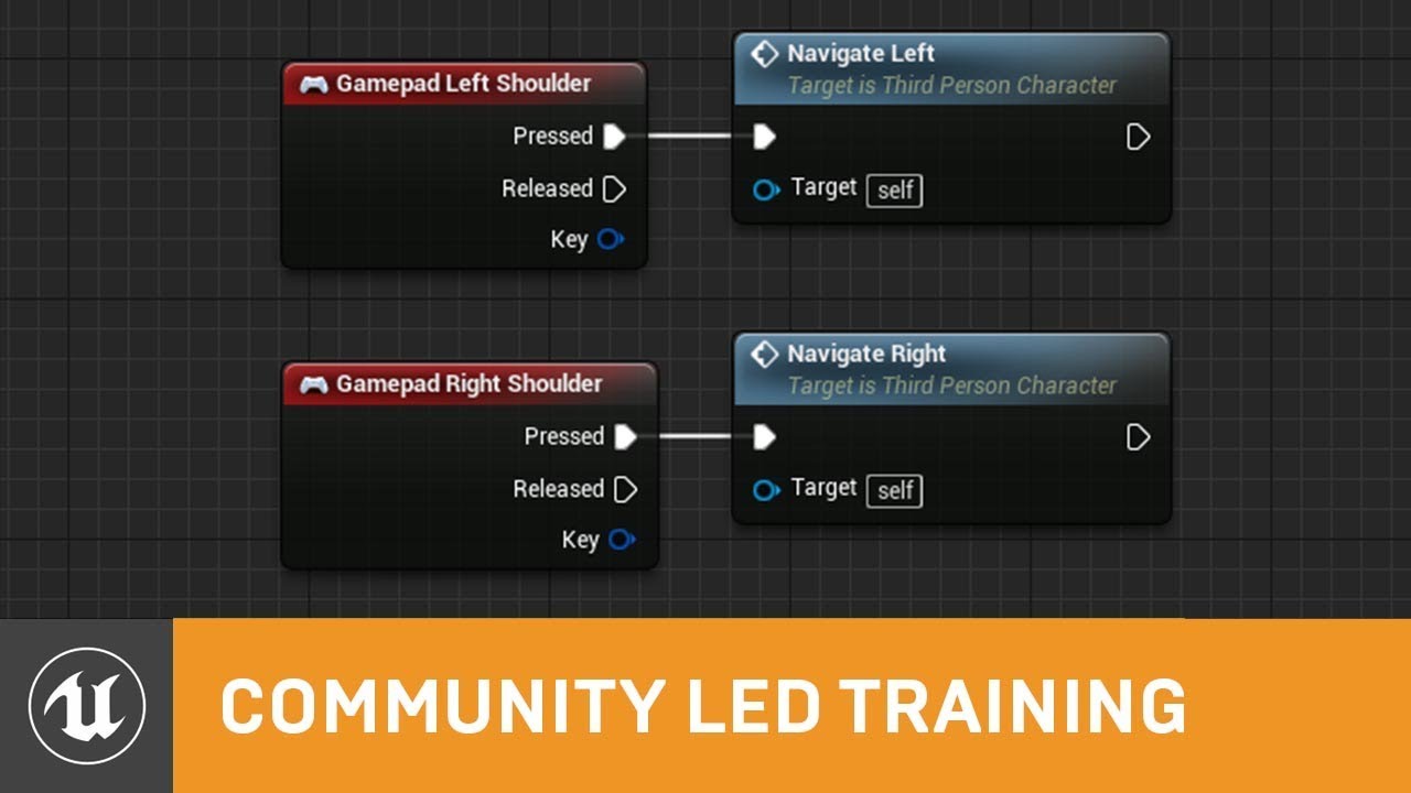 Gamepad Support For Umg Community Led Training Unreal Engine Youtube