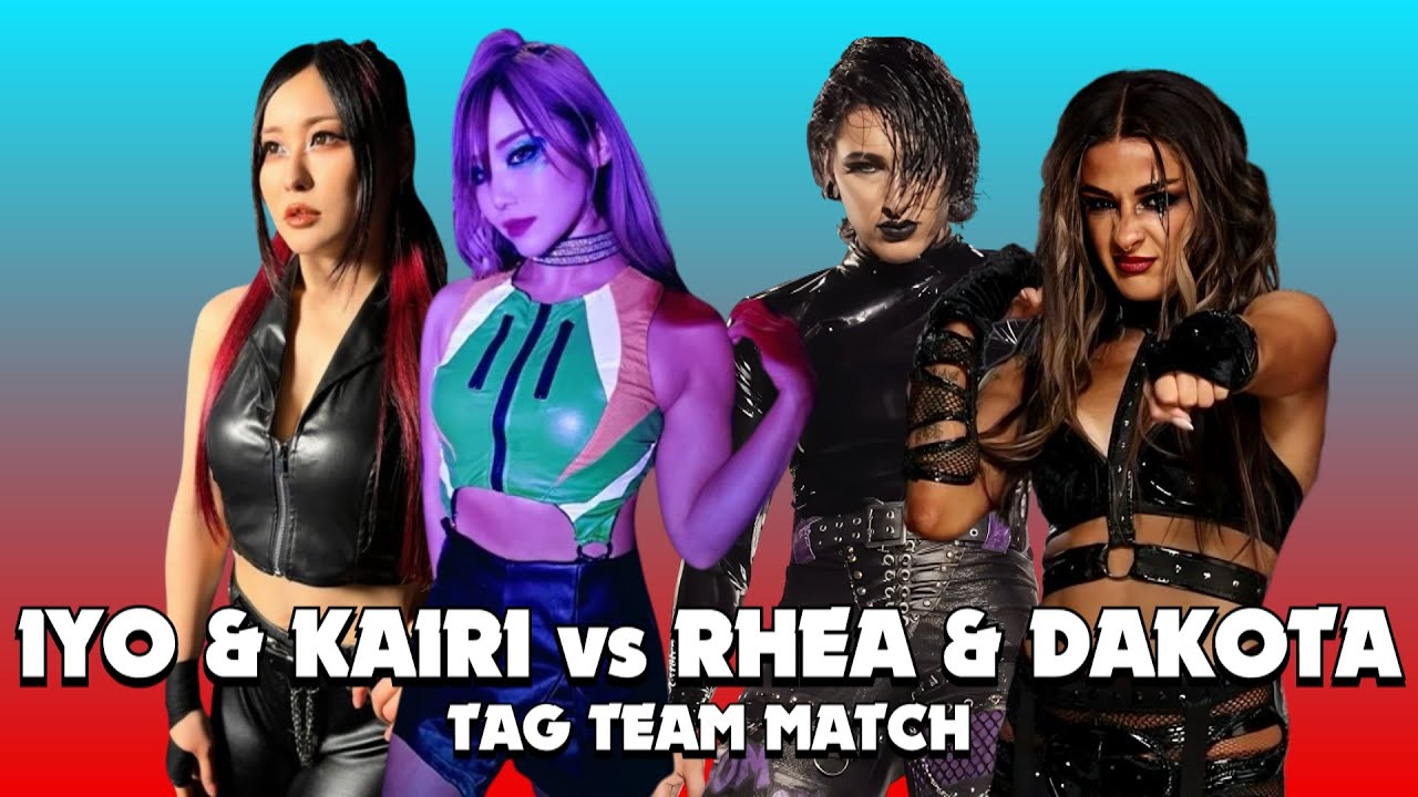WWE 2K24 Iyo Sky & Kairi Sane vs Rhea Ripley & Dakota Kai: Jun. 23 ...
