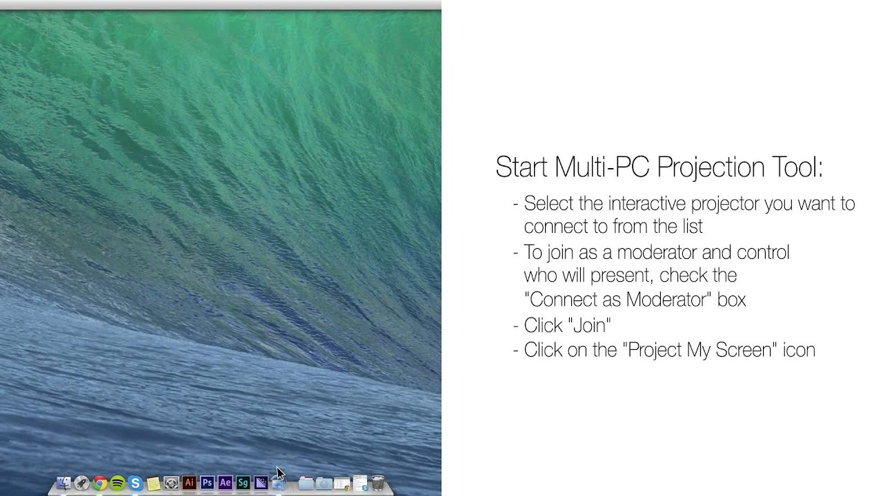 Epson Interactive Projector Tutorial - Multi PC Projection - YouTube