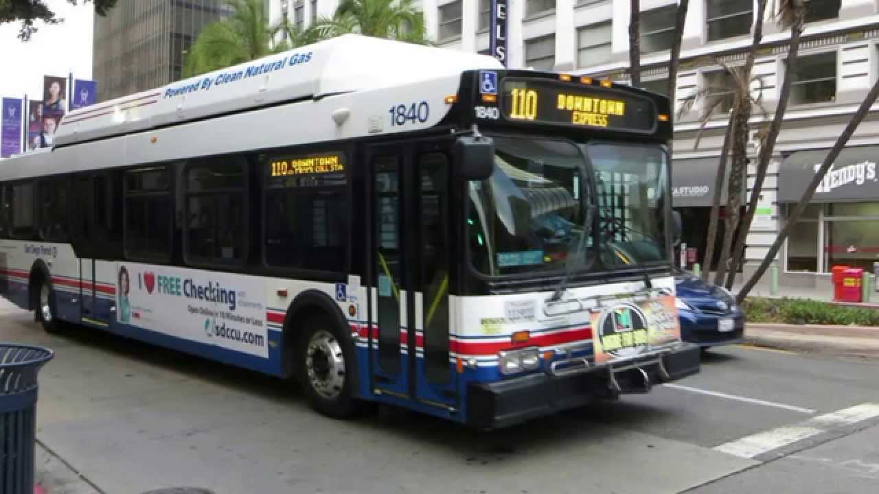 MTS_2001 New Flyer C40LF #1840 - Route 110 - YouTube