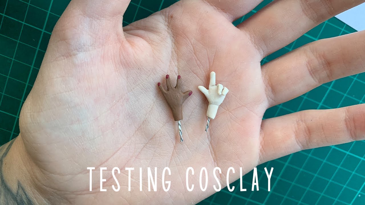Making Tiny Stop Motion Hands with Cosclay - YouTube
