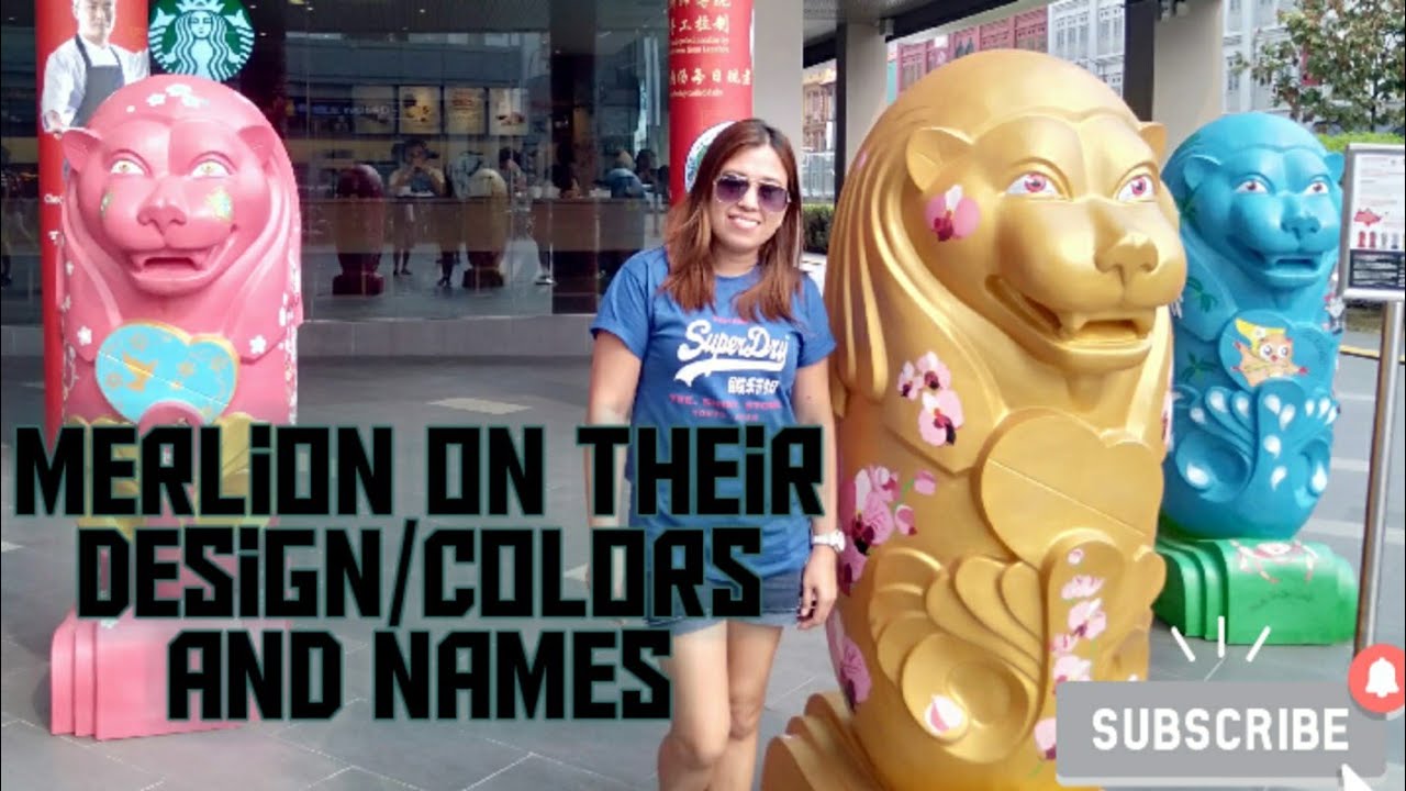 Merlion's different color and names.. - YouTube